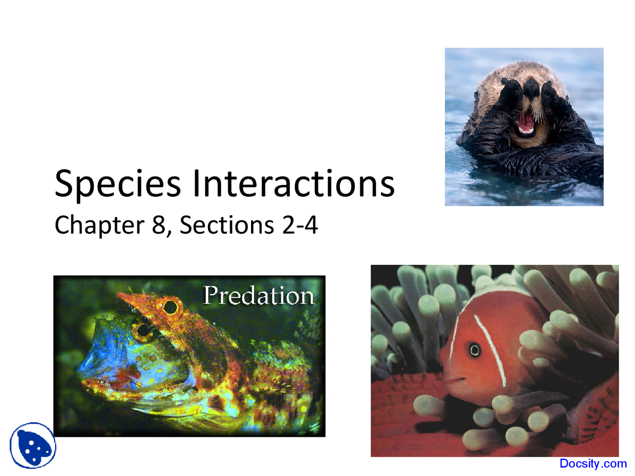 Species Interactions Environmental Science Lecture Slides Docsity