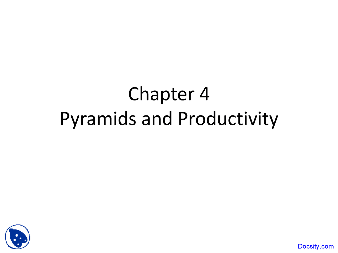 Pyramids and Productivity - Environmental Science - Lecture Slides ...