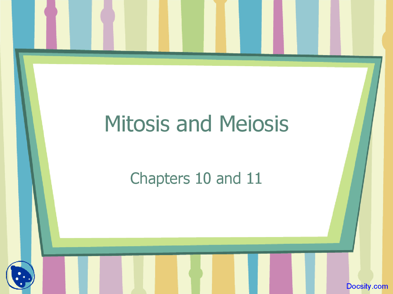 Mitosis And Meiosis Application Of Biology Lecture Slides Slides