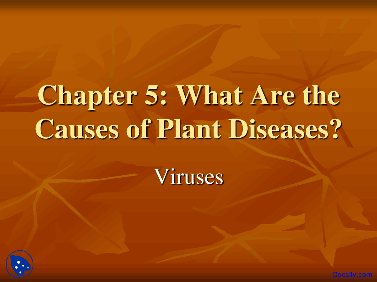 Viruses Plant Pathology Lecture Slides Docsity