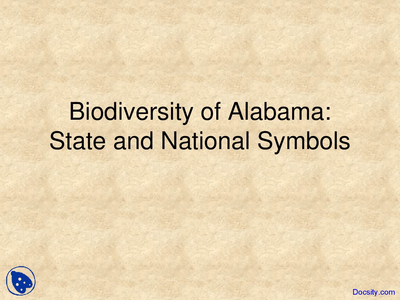 State and National Symbols - Environmental Science - Lecture Slides ...
