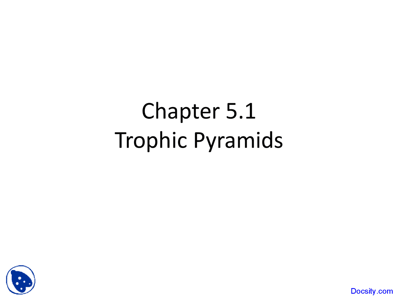 Trophic Pyramids Environmental Science Lecture Slides Docsity