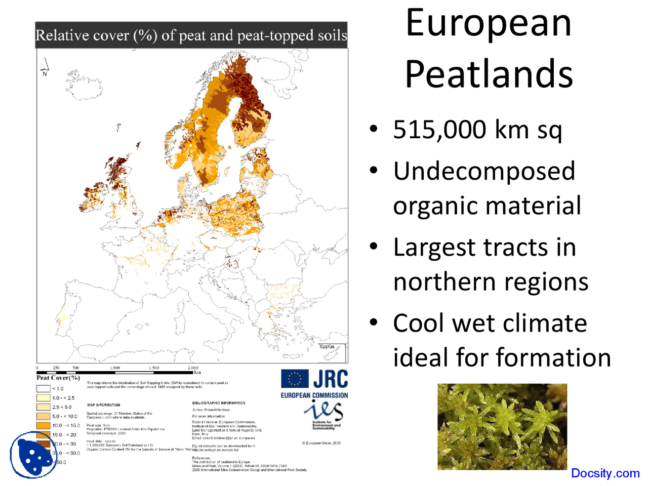 European Peatlands Wetland And Riparian Ecology Lecture Slides