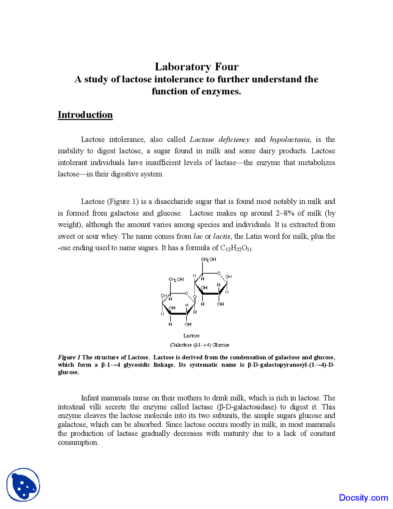 Introduction Todays Biology Lab Docsity