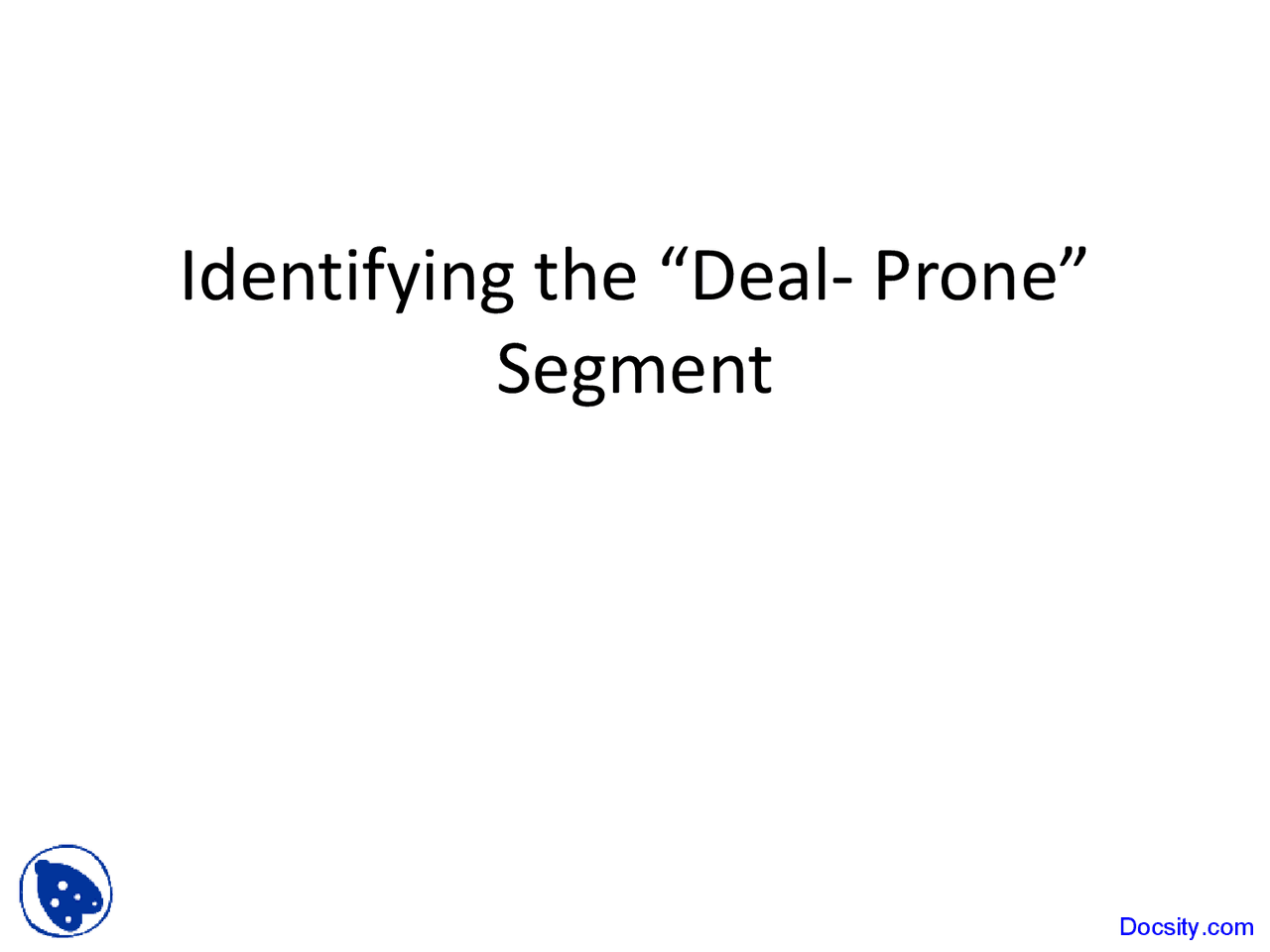 Deal Prone Profit And Loss Lecture Slides Docsity