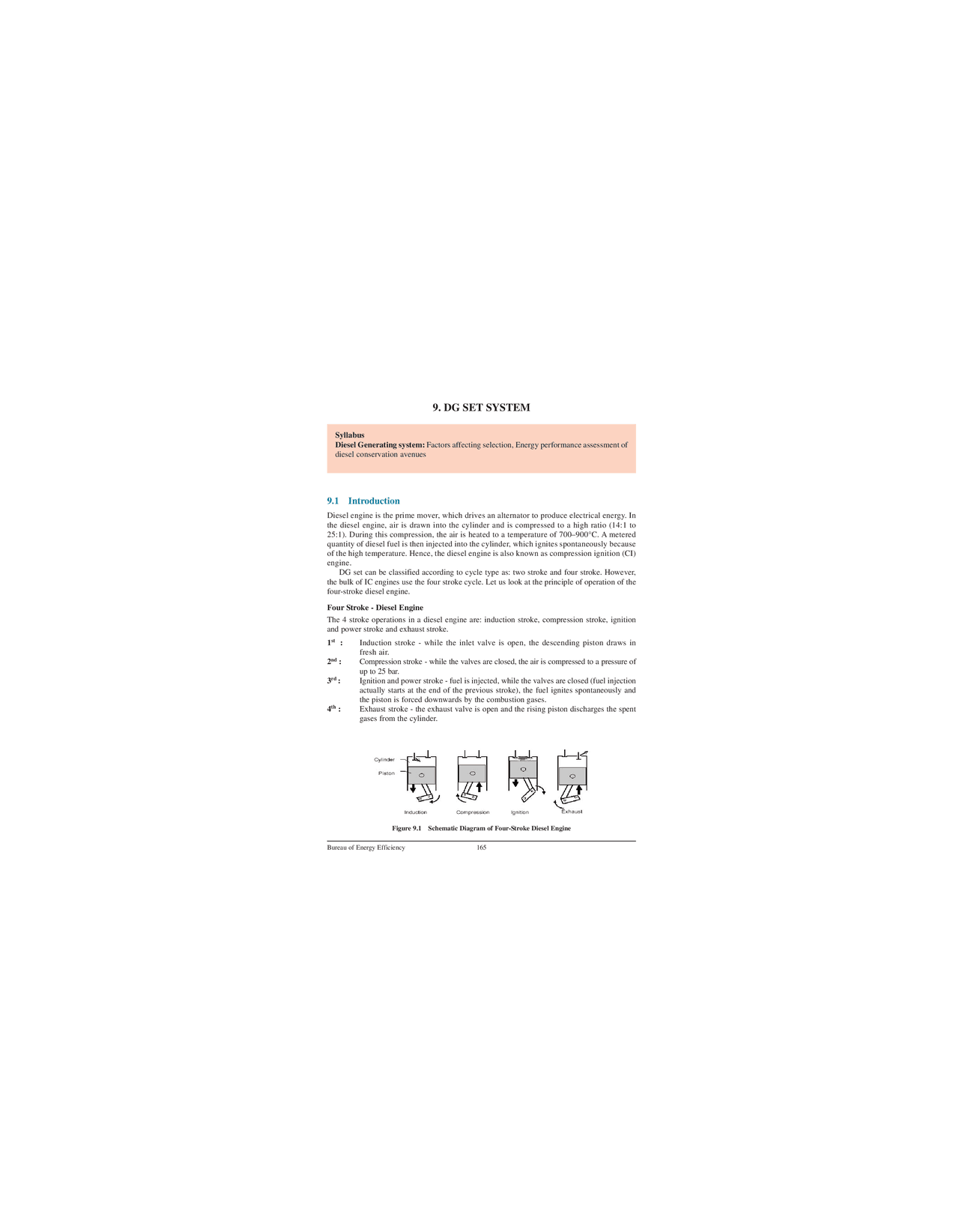Diesel Generating System Bureau Of Energy Efficiency Lecture Notes