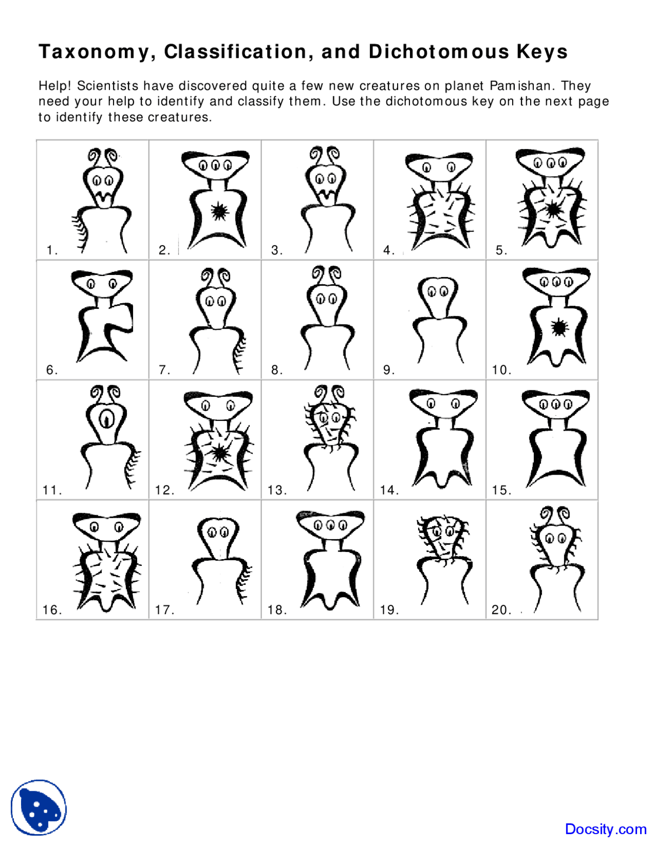 Taxonomy Application Of Biology Lecture Notes Docsity