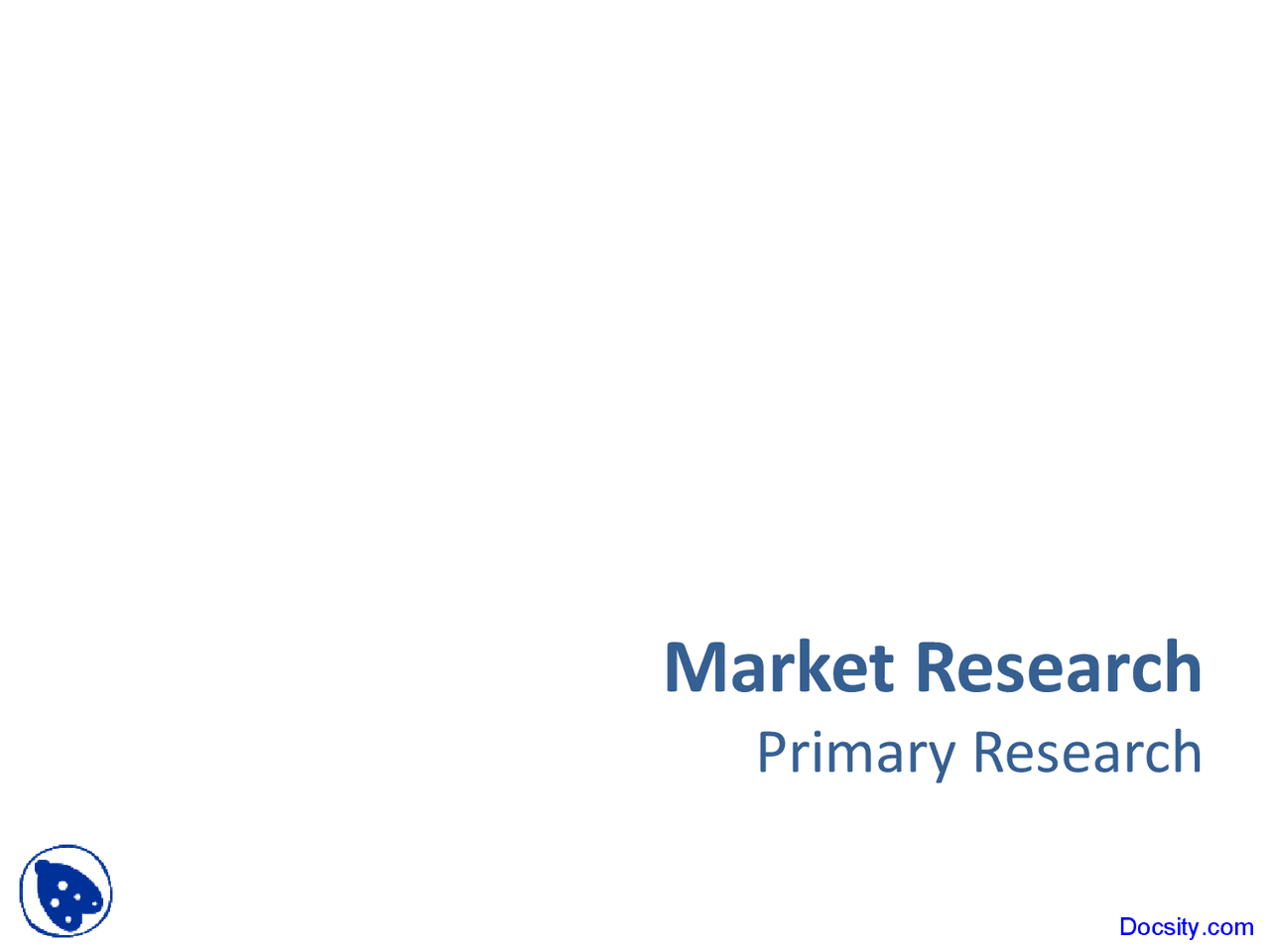 Market Research Consumer Behaviour Lecture Slides Docsity