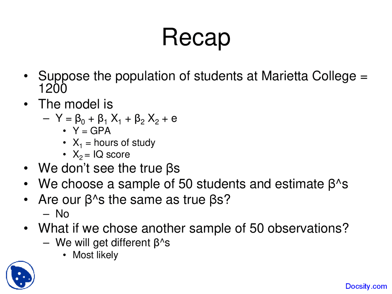 Recap Applied Regression Analysis Lecture Slides Slides An lise recap-applied-regression-analysis-lecture-slides-slides-an-lise