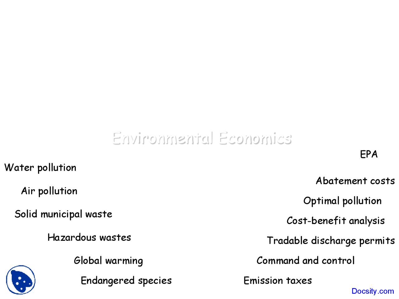 Introduction - Environmental Economics - Lecture Slides | Slides ...