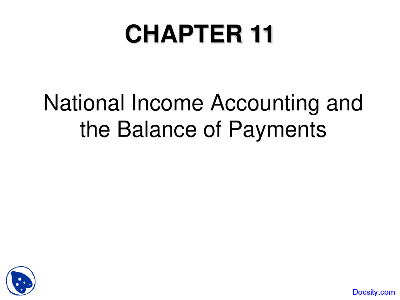National Income Accounting - International Economics - Lecture Slides ...