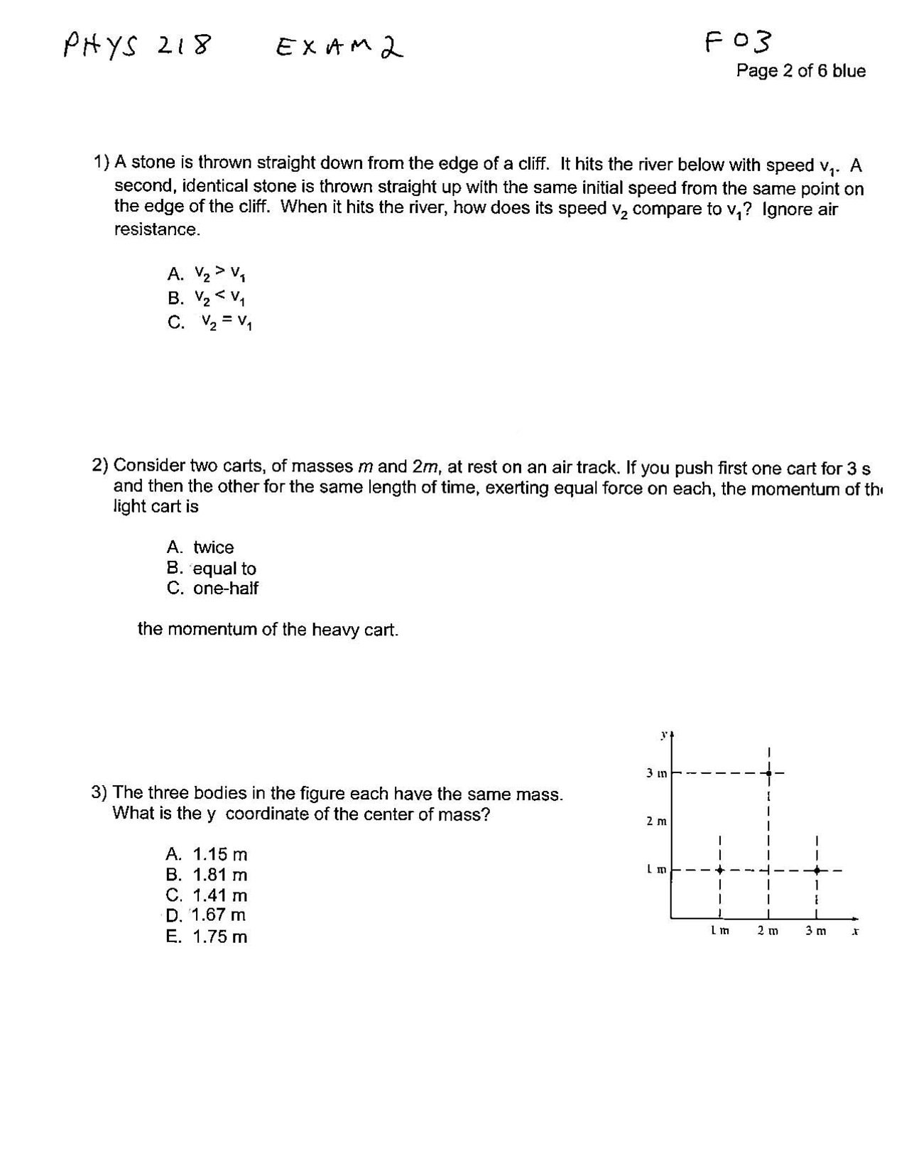 Air Resistance Physics Exam Paper Docsity air-resistance-physics-exam-paper-docsity