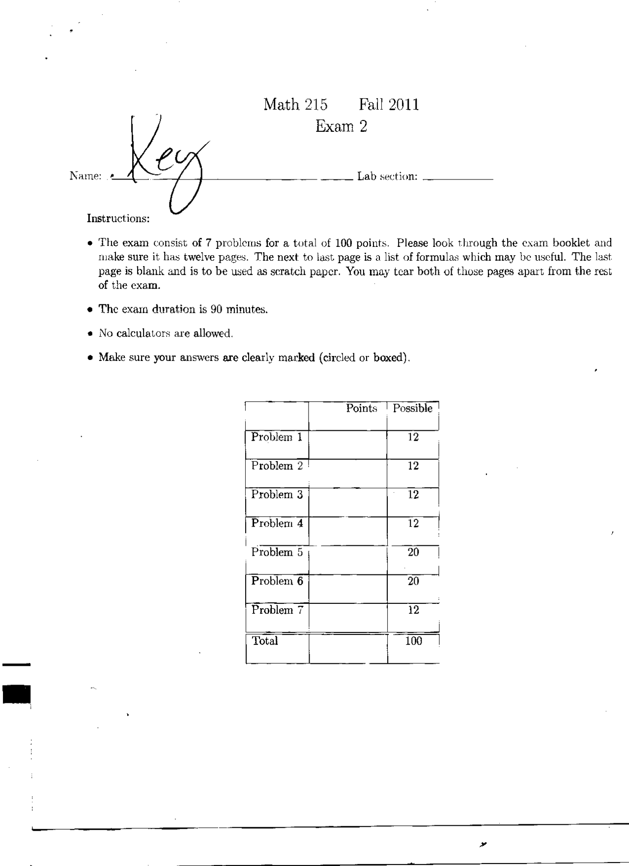 Volume Of Cylinder Multivariable Calculus Solved Past Paper Docsity