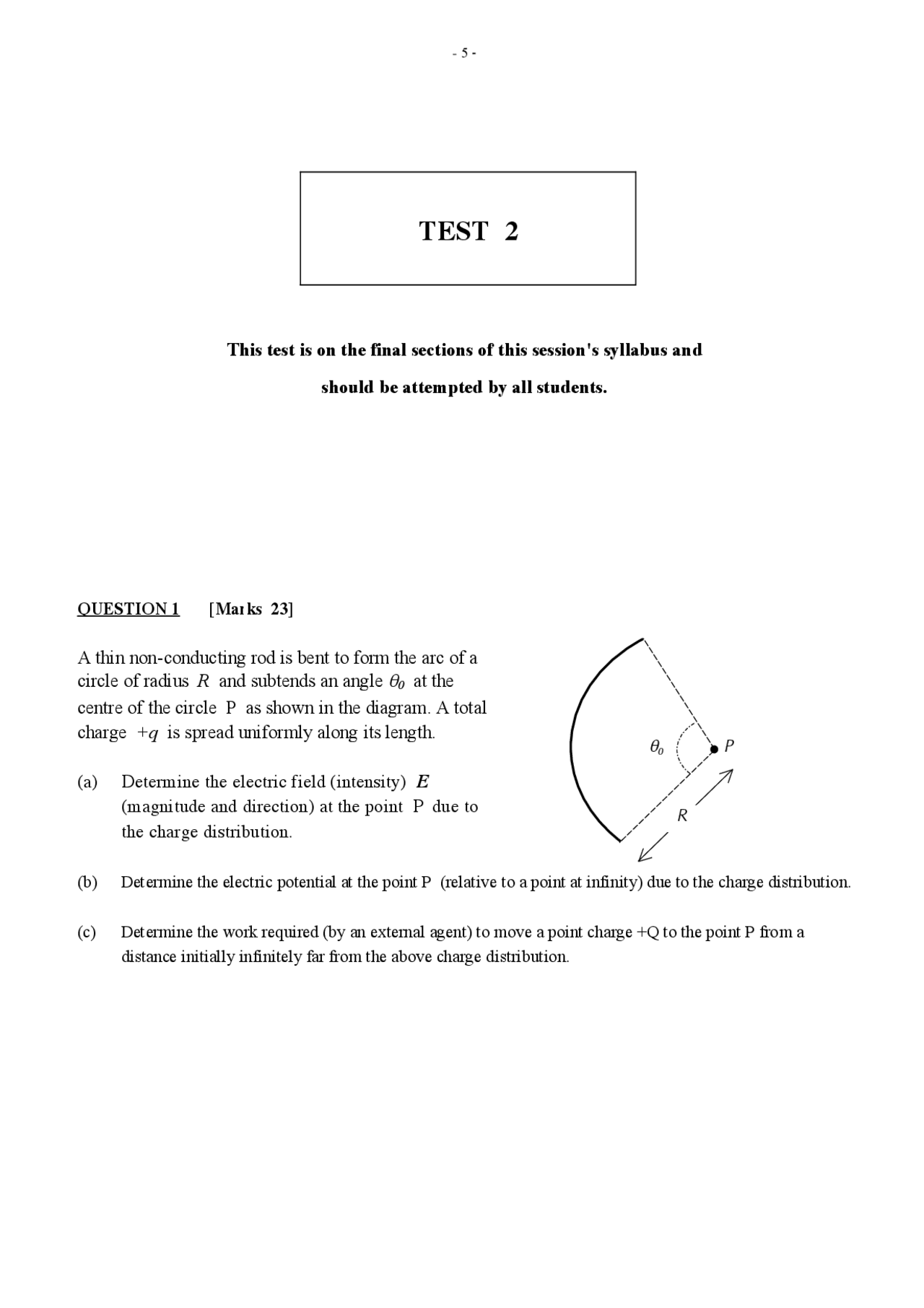 Determine Electric Field - Higher Physics - Past Paper | Exercises ...