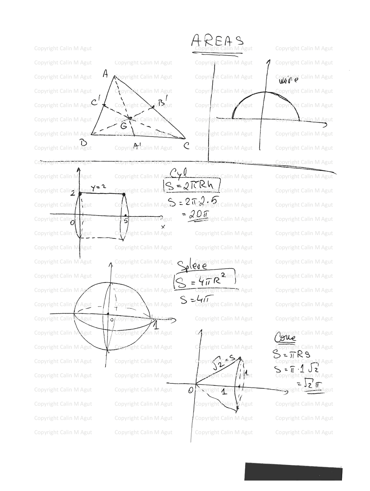 Areas Calculus Lecture Notes Docsity