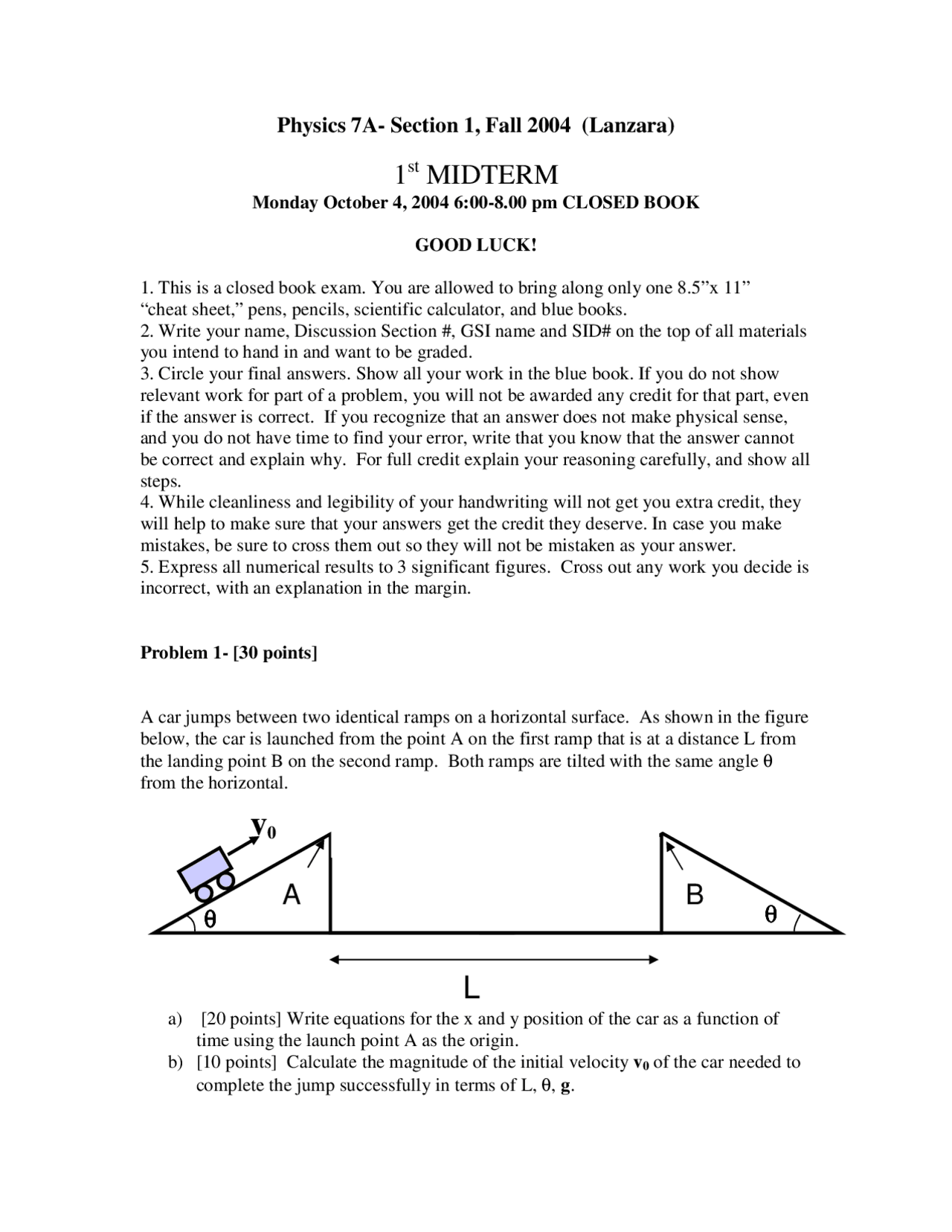 Magnitude Of Initial Velocity Physics For Scientist And Engineers