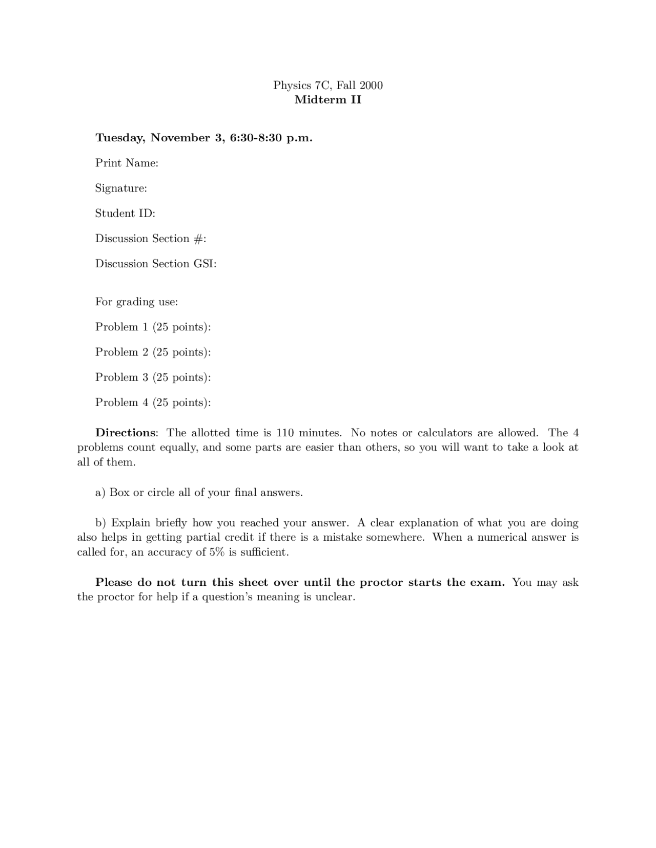 Interface between Glass - Physics for Scientist and Engineers - Past ...