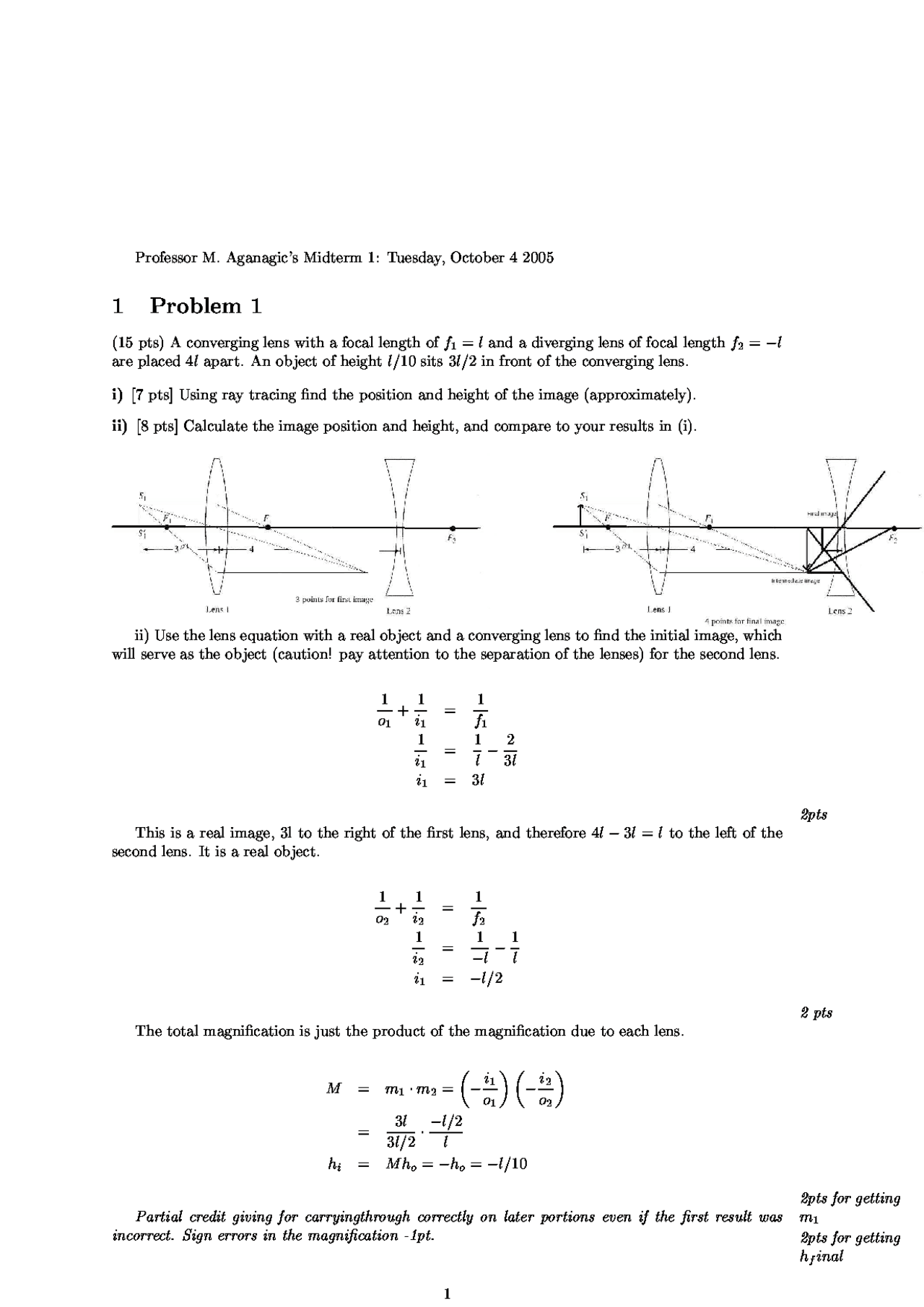 Image Position And Height Physics For Scientist And Engineers