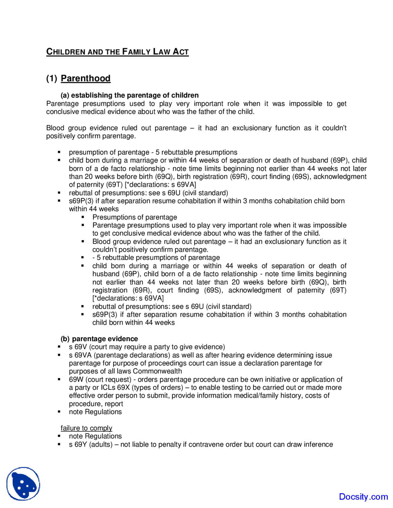 Children And The Family Law Act Family Law Lecture Notes Docsity children-and-the-family-law-act-family-law-lecture-notes-docsity