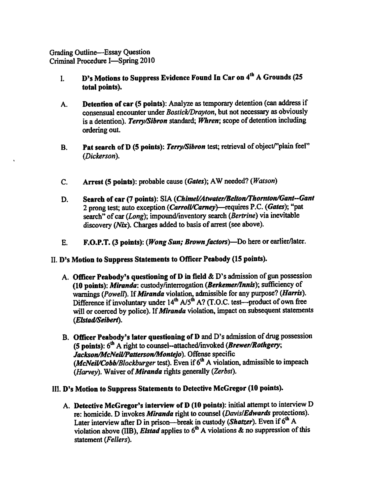 Simple Possession Criminal Procedure Solved Exam Docsity