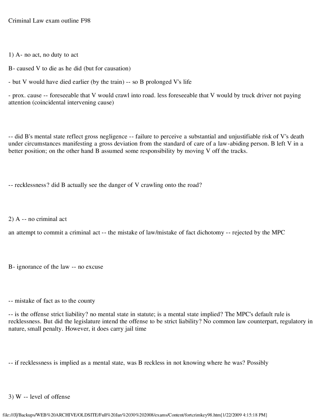 Model Penal Code - Criminal Law - Solved Past Paper | Exams Criminal ...