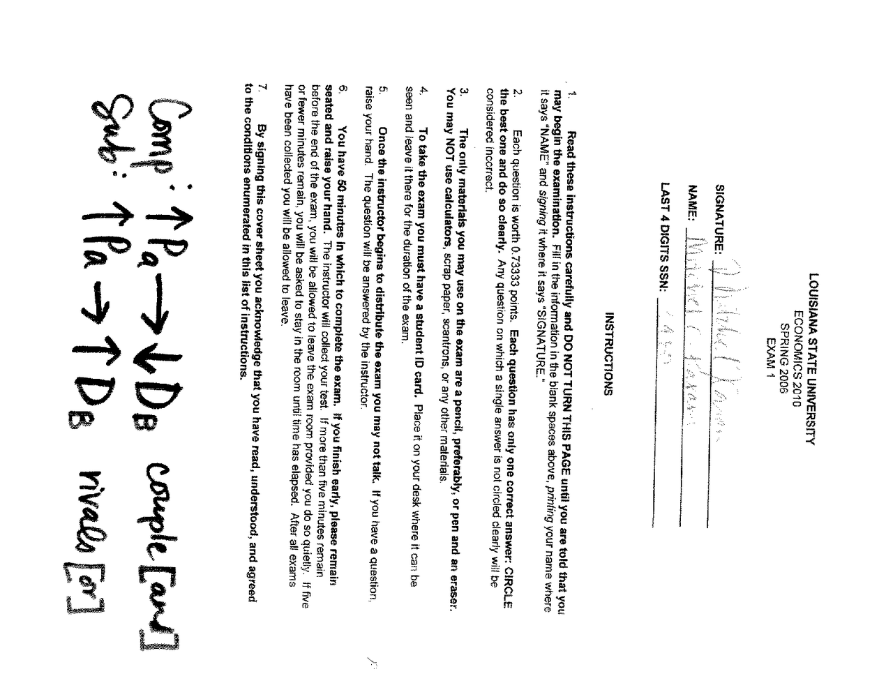 Solved Questions For Exam 1 Principle Of Macroeconomics Econ 2010