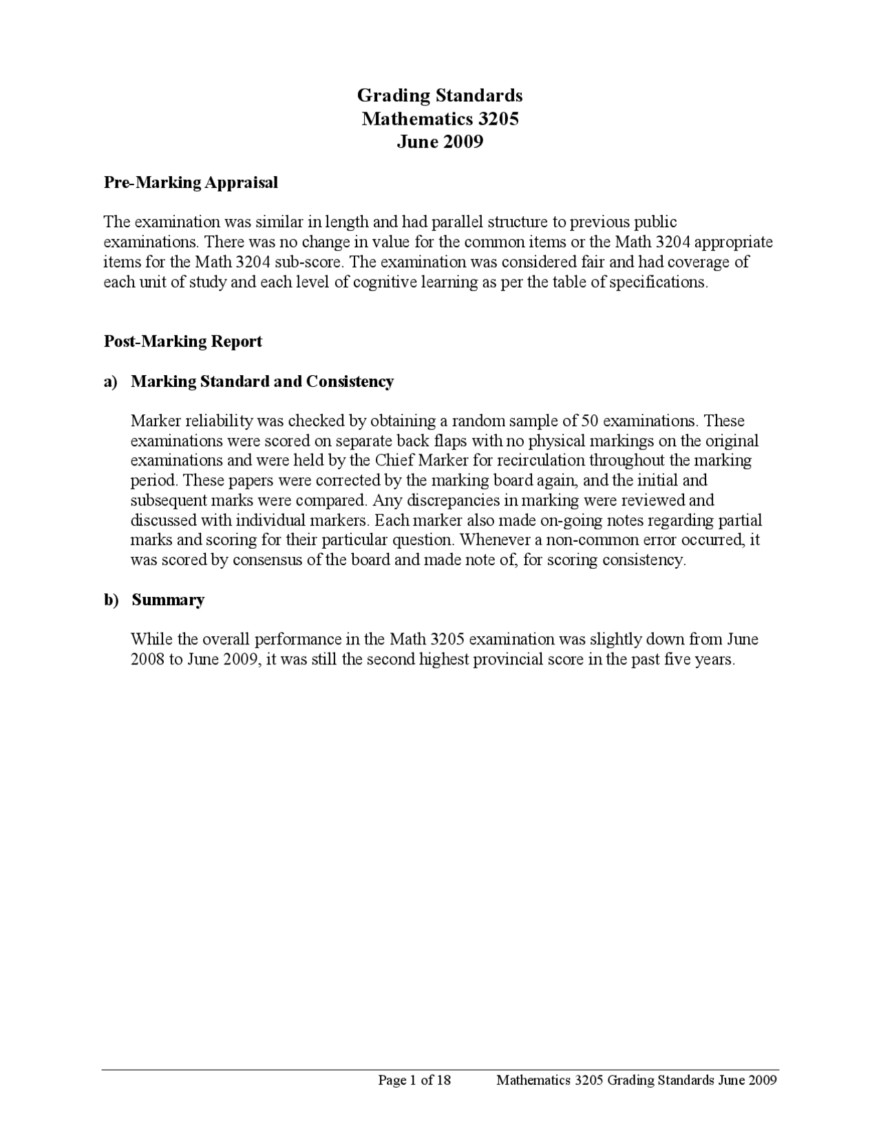 Back Flaps Mathematics Public Examination Standards Lecture Notes