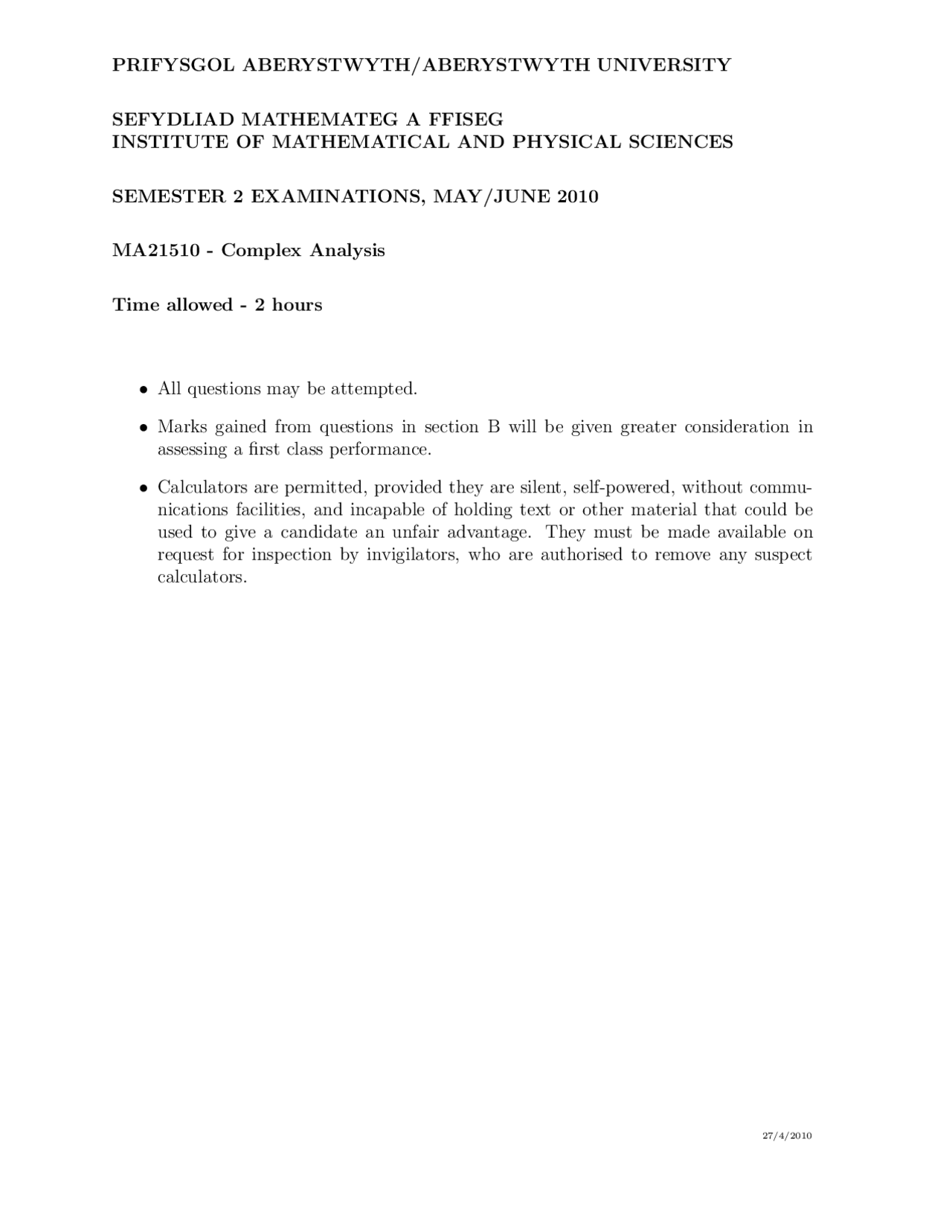 Satisfying Introduction To Numerical Analysis Exam Docsity