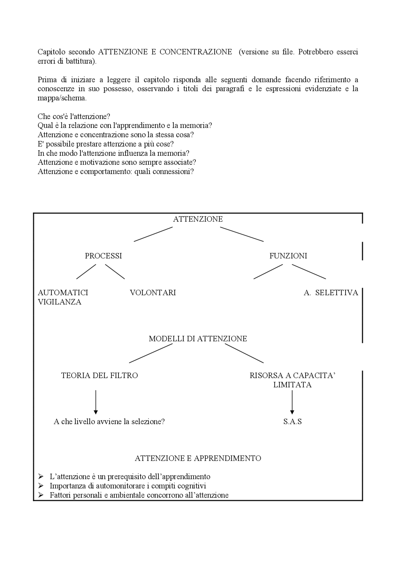Attenzione Docsity