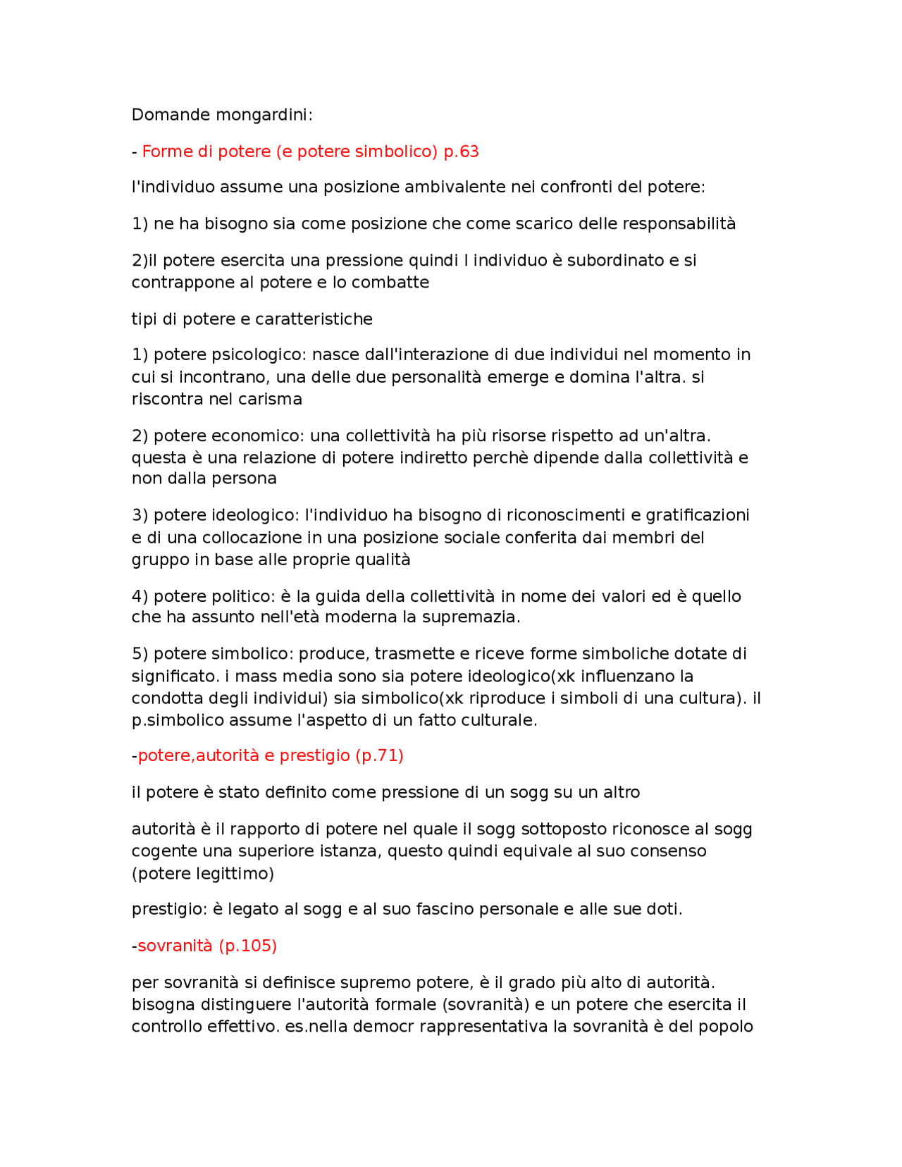 Mongardini Docsity