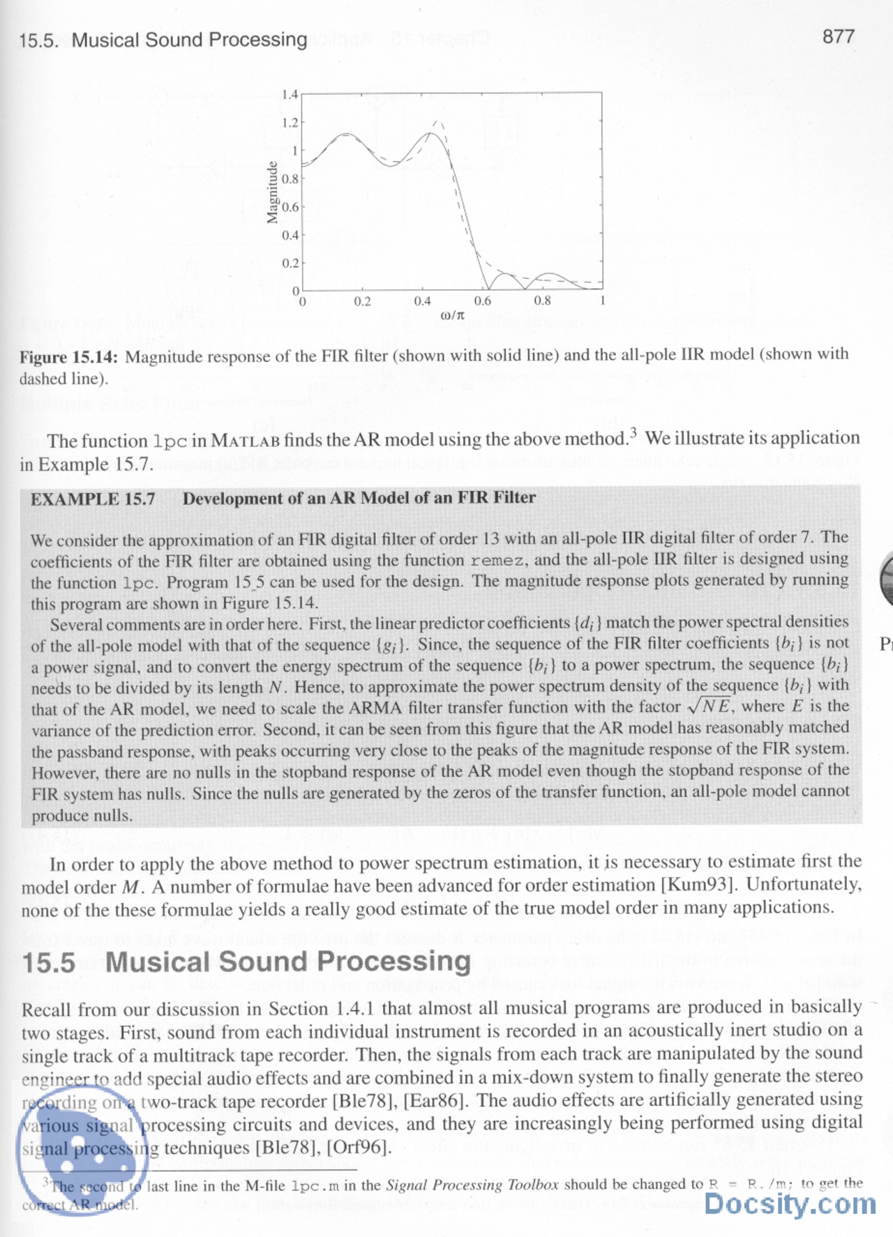 Telekomunikacije 3 Skripta Musical Sound Processing Mitra 877 898 Part1