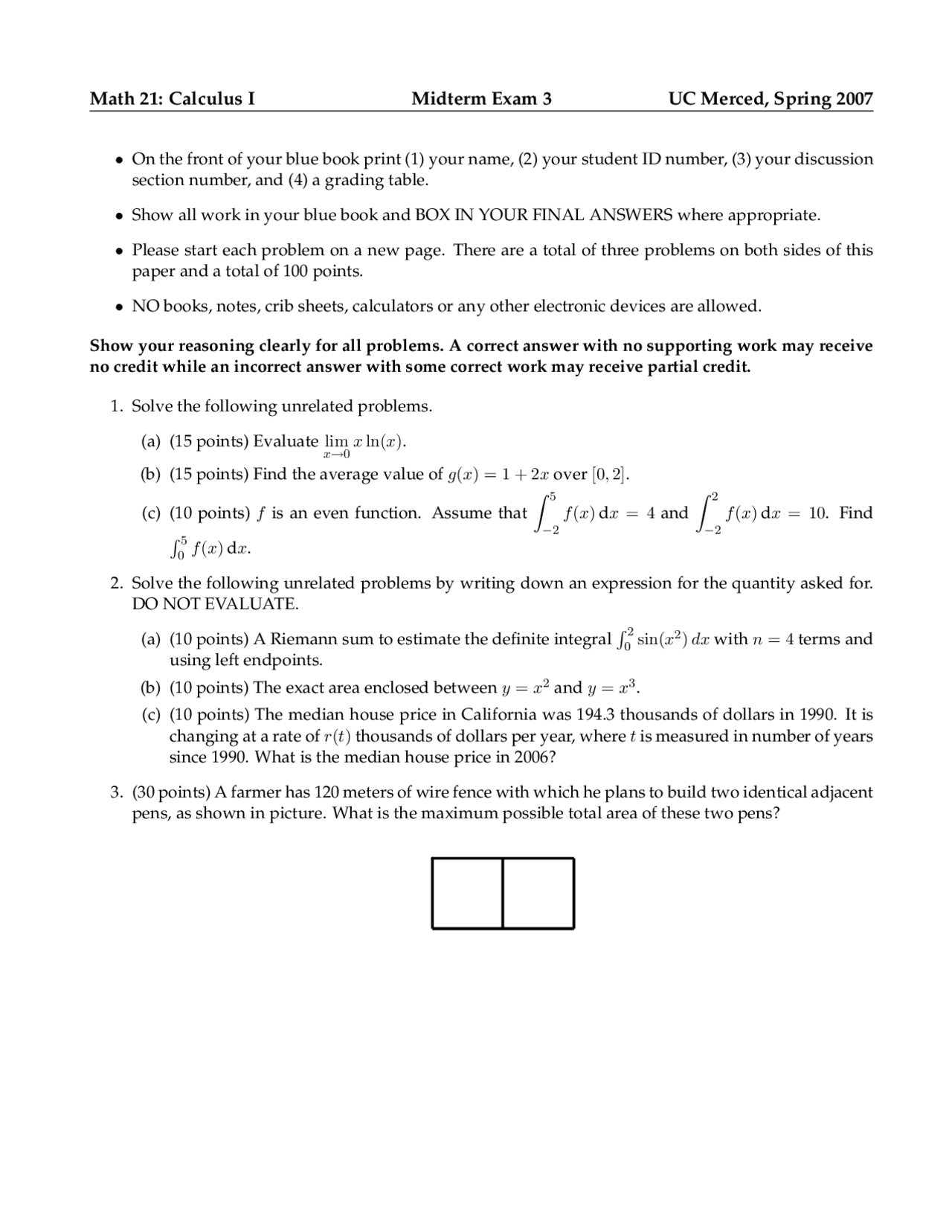 Average Value Calculus Of A Single Variable One Exam Docsity