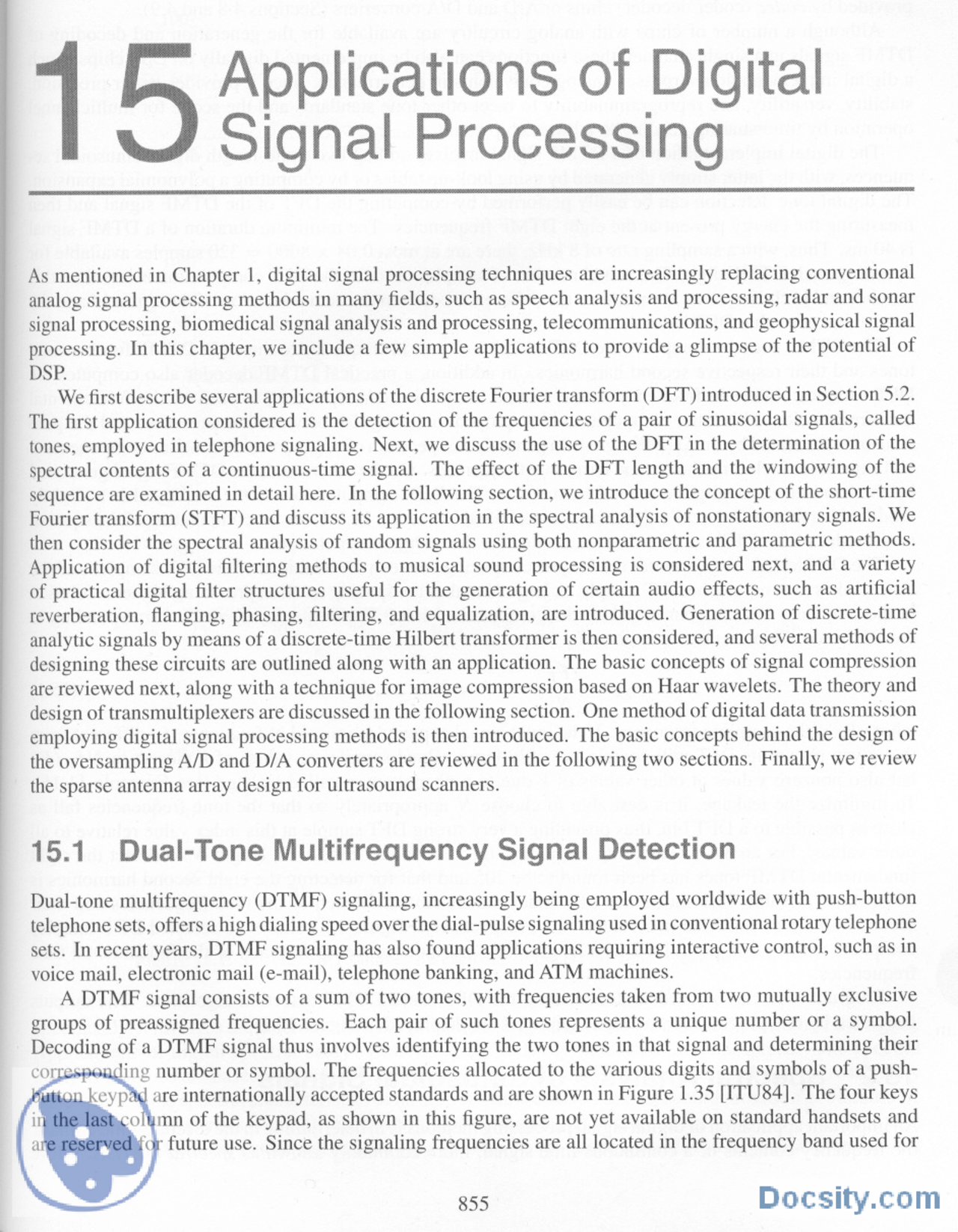 Telekomunikacije 3 Skripta Application Of Digital Signal Processing