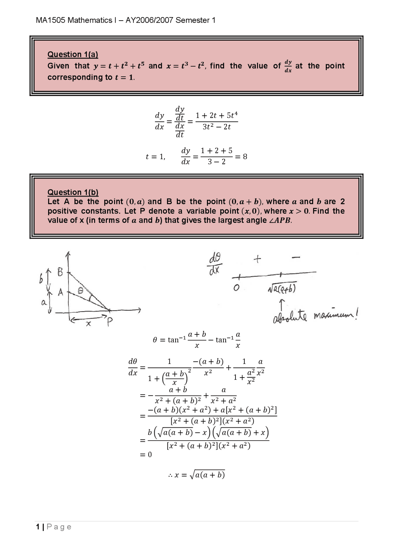 Center of Gravity of Rod - Mathematics - Solved Past Exam - Docsity
