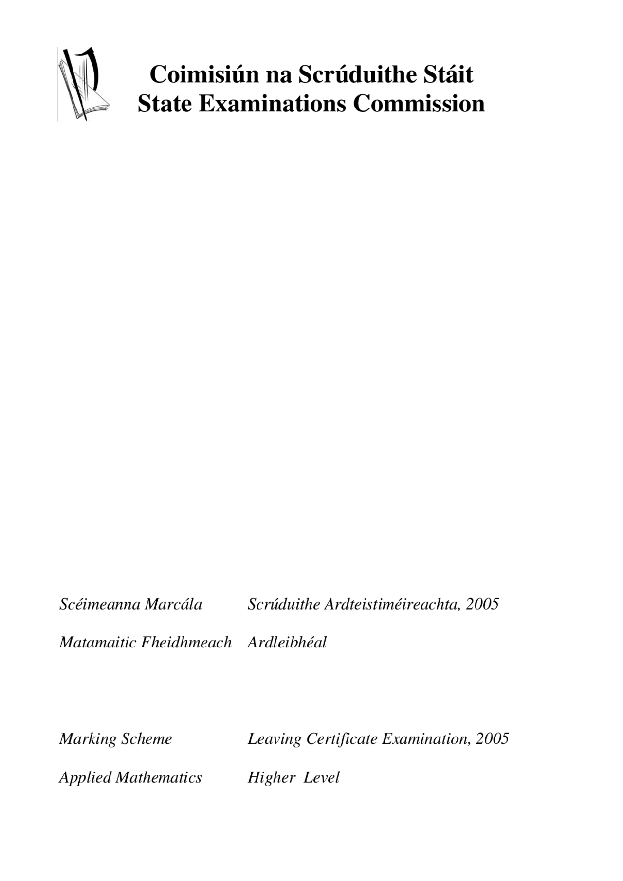Scrutinise Applied Mathematics Exam Docsity