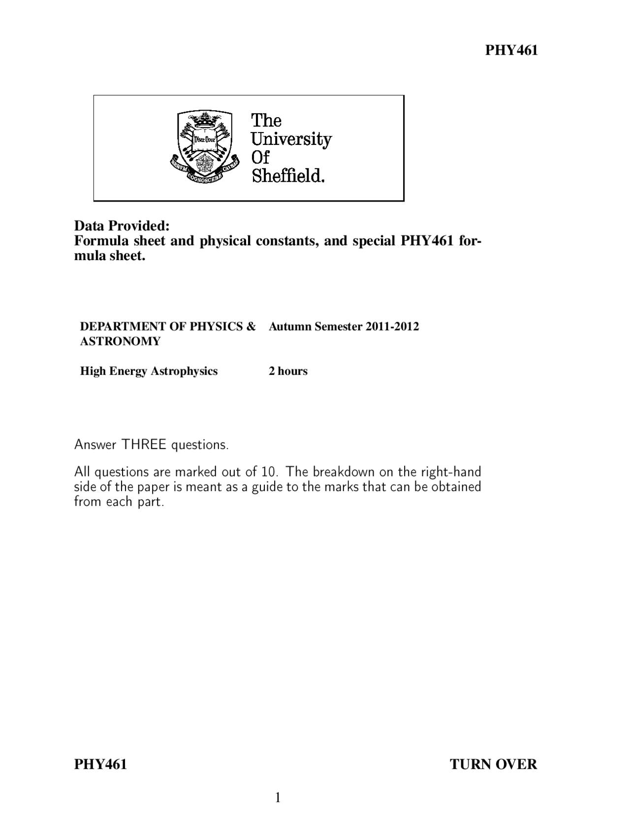 Gamma Ray Bursts Physics And Astronomy Past Exam Docsity