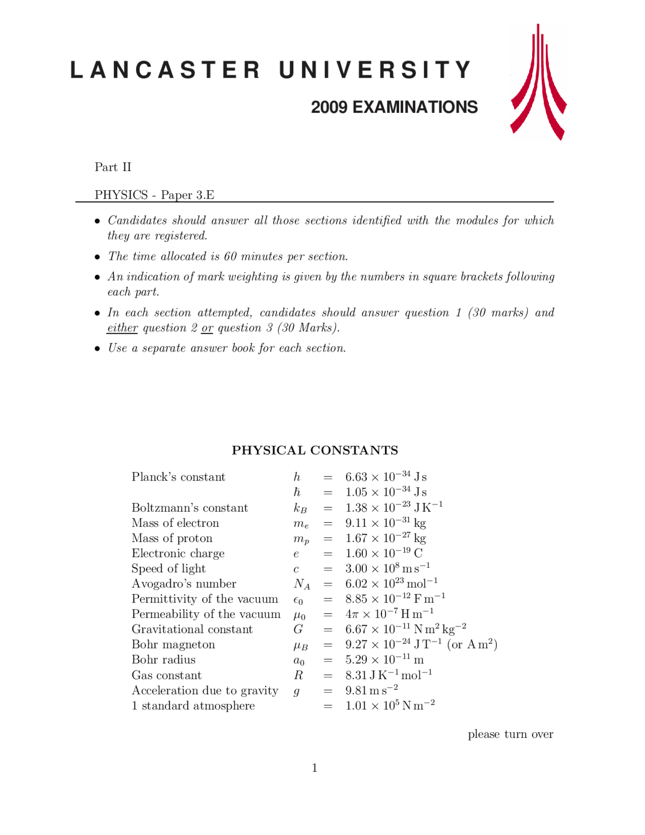 Matter Radiation Equality - Cosmology - Past Paper | Exams Physics ...