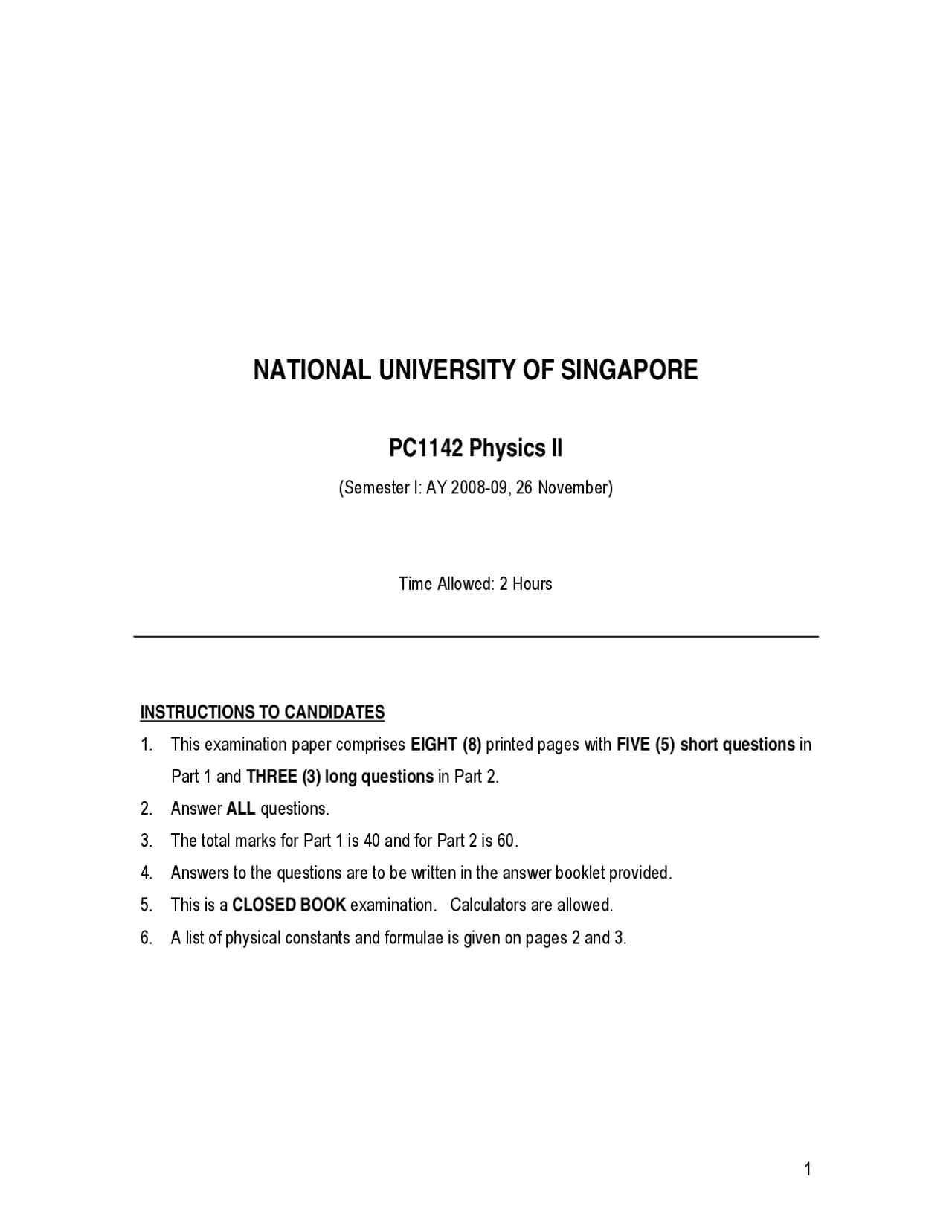 Isotopes Of Uranium Physics Past Exam Exams Physics Docsity