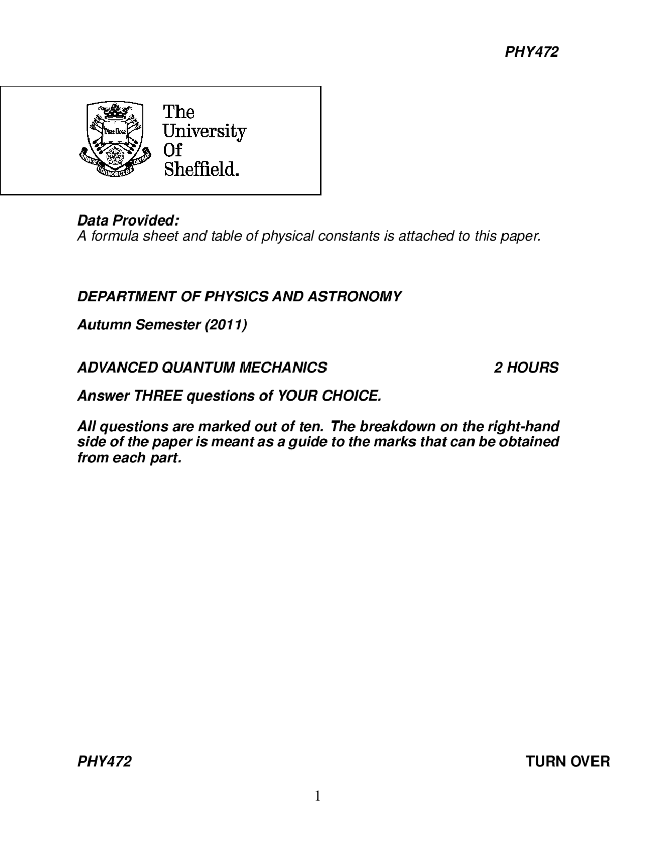 Polarisation State Physics And Astronomy Past Exam Docsity