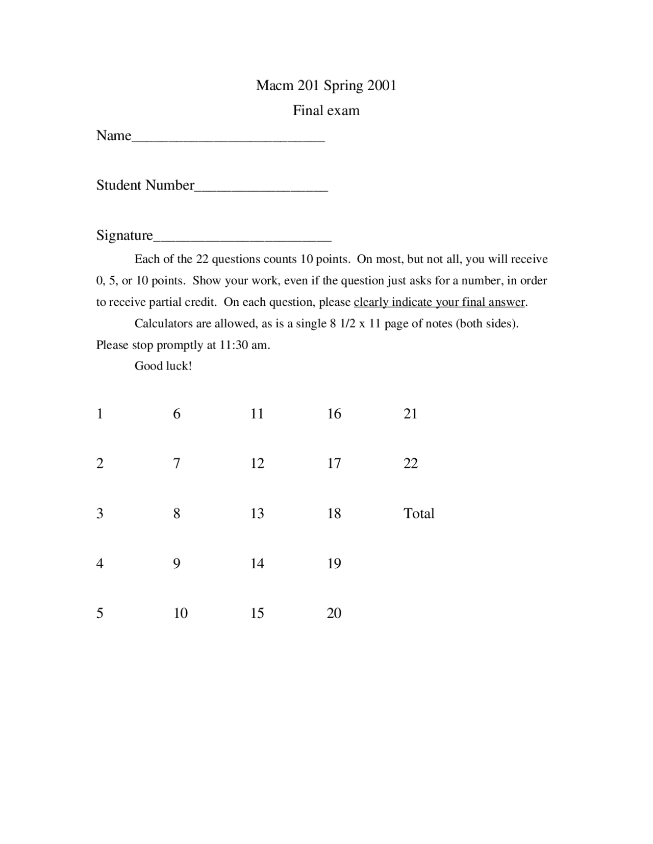 Non Empty Subsets Discrete Mathematics Exam Docsity