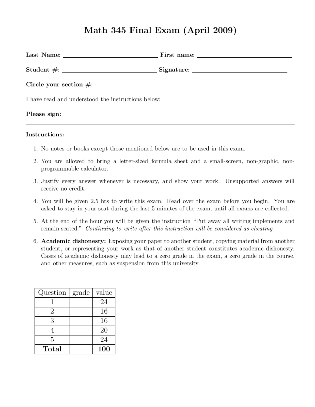 Fixed Point Applied Nonlinear Dynamics And Chaos Exam Docsity