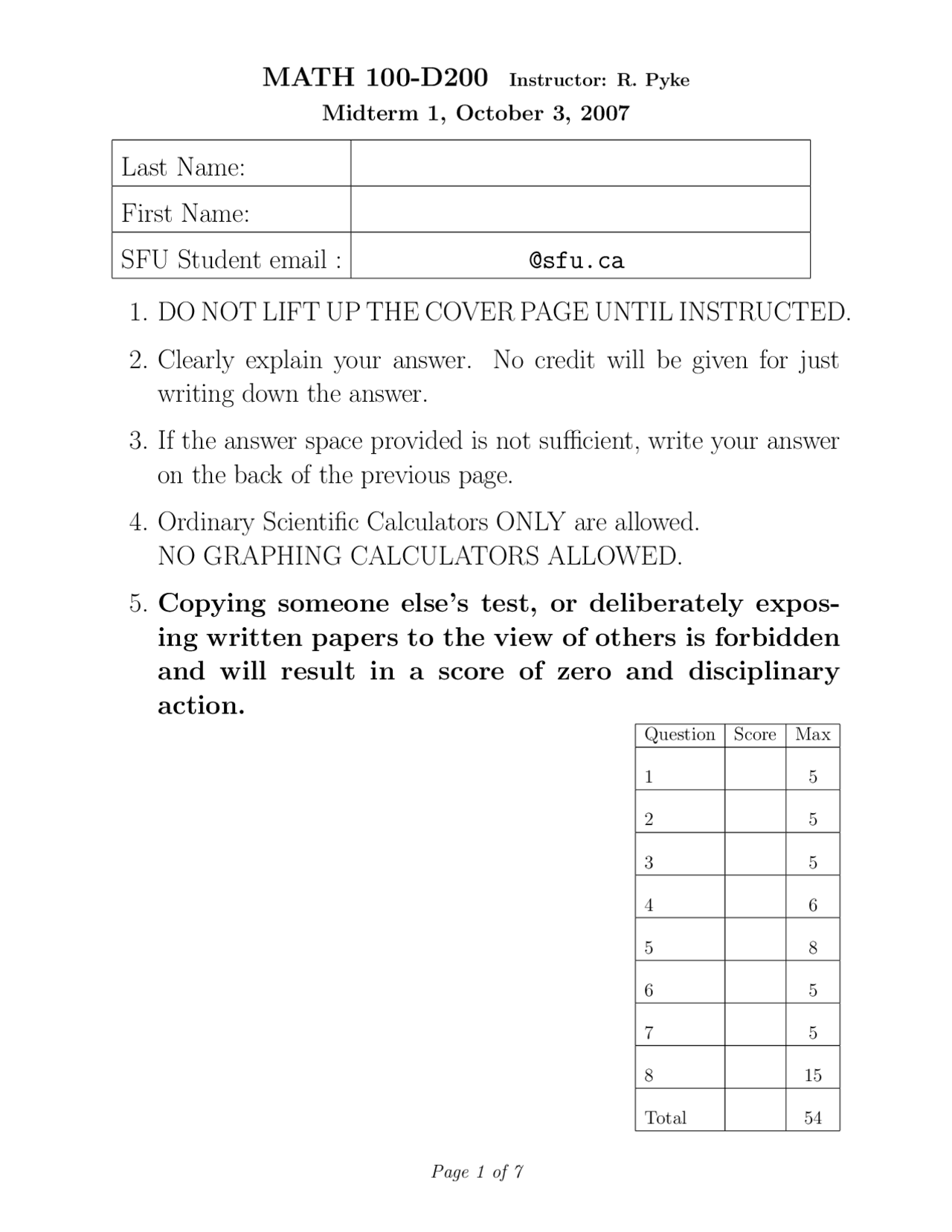 Interval Notation Precalculus Exam Docsity