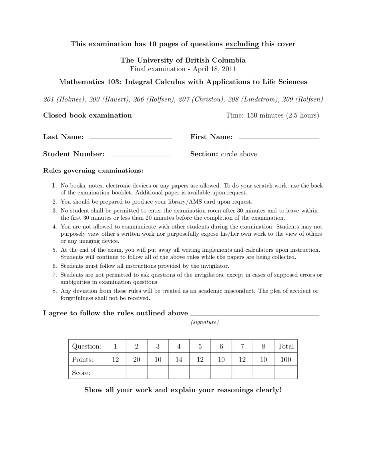 Converges Integral Calculus Exam Docsity