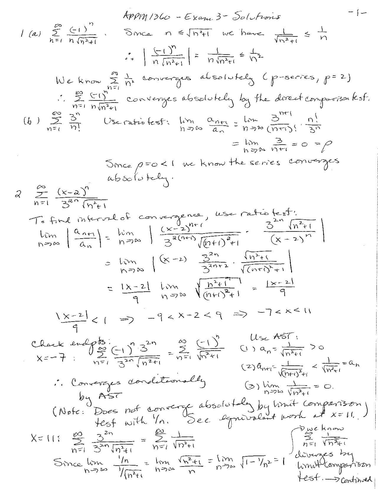 Electronic Devices - Calculus Two - Solved Exam - Docsity