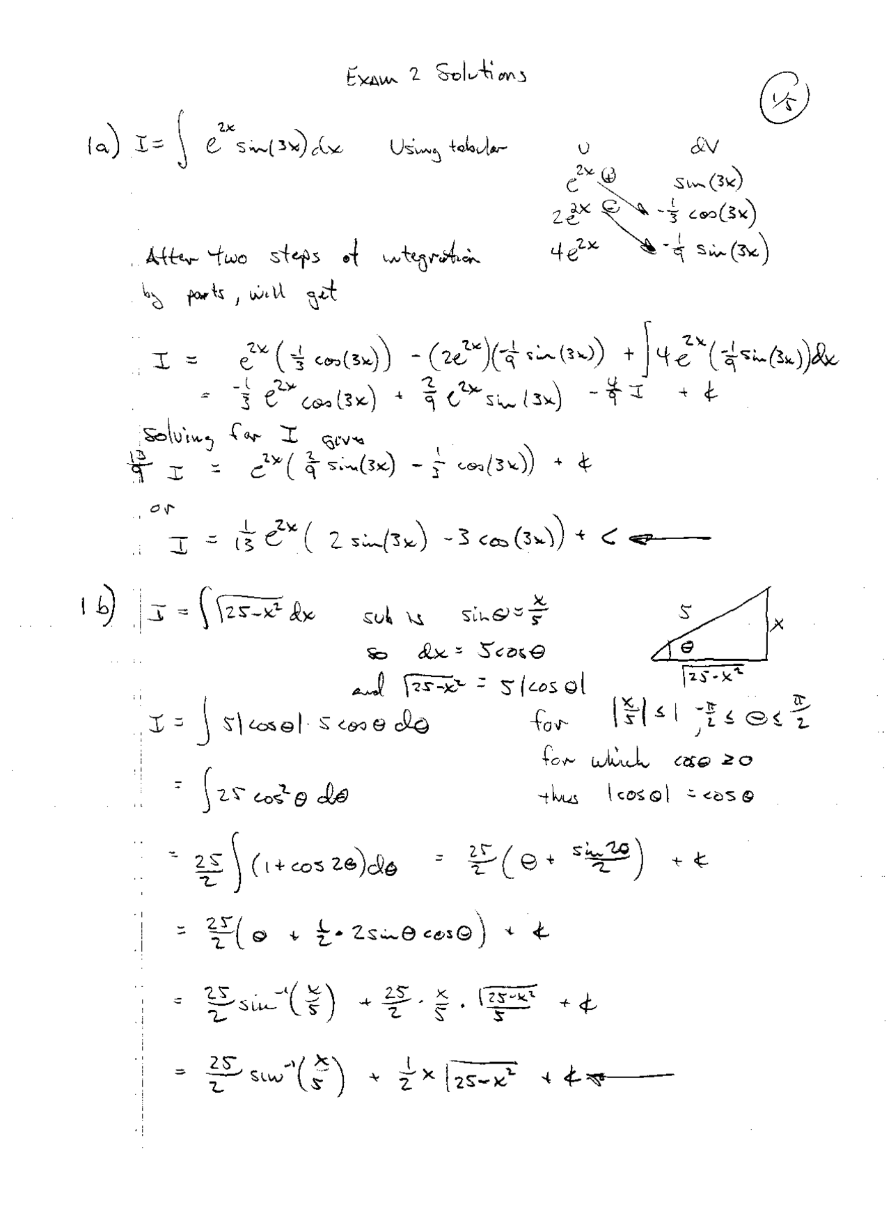 Sequences Converge Calculus Two Solved Exam Docsity