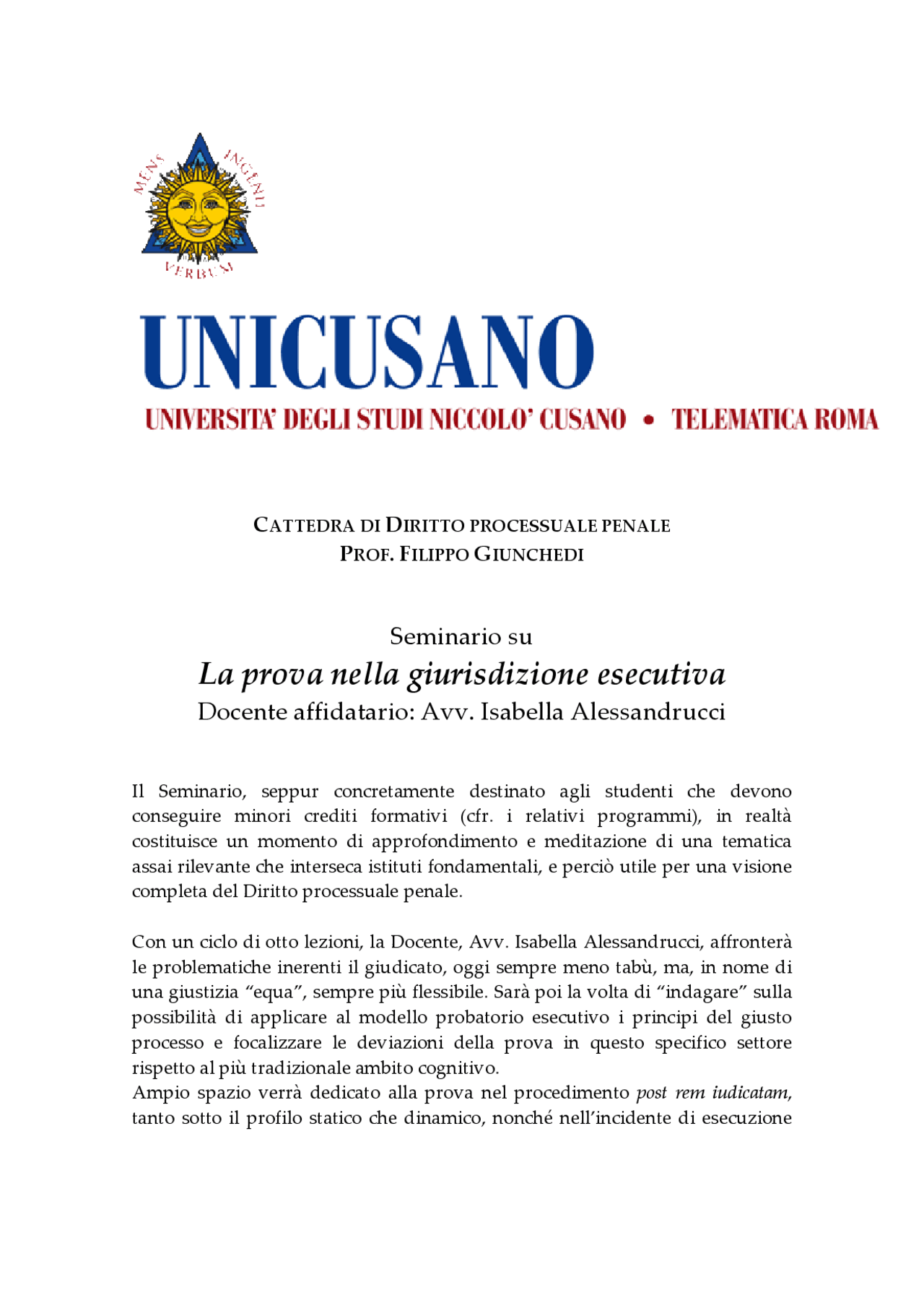 Il Giusto Processo Docsity