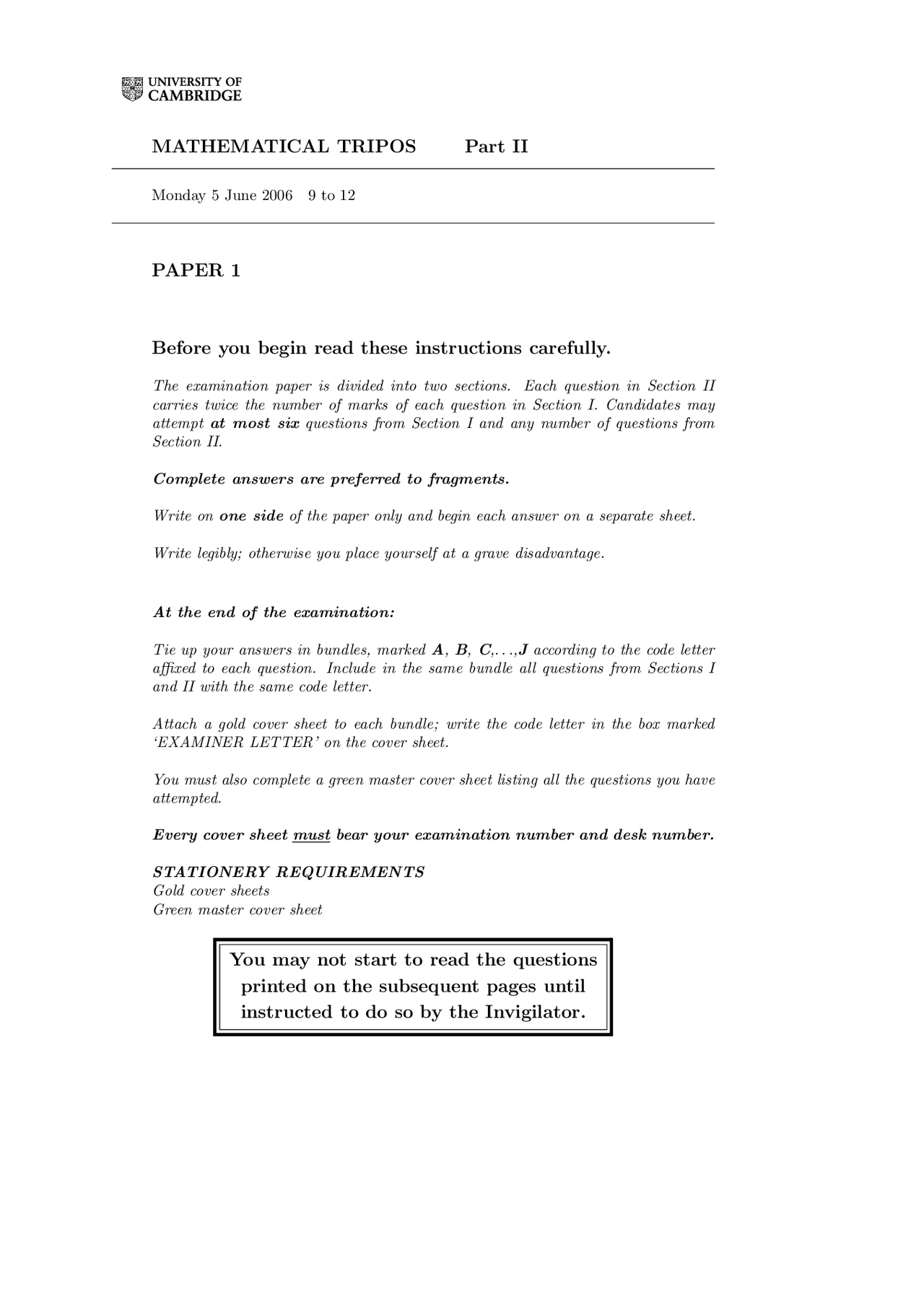 Statistical Modelling Mathematics Exam Docsity