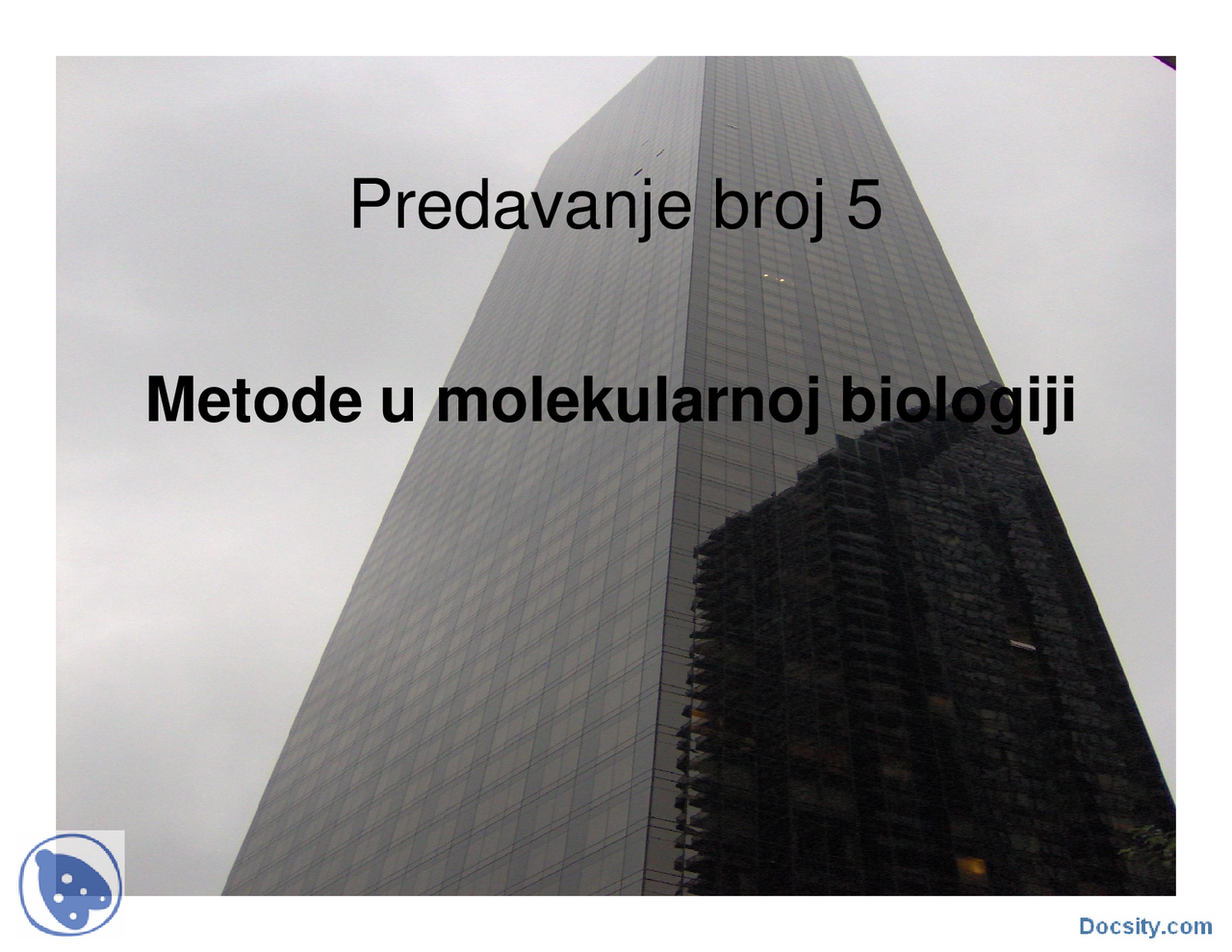 Molekularna Genetika Metode Part1 Slajdovi Slajdovi Predlog Genetika
