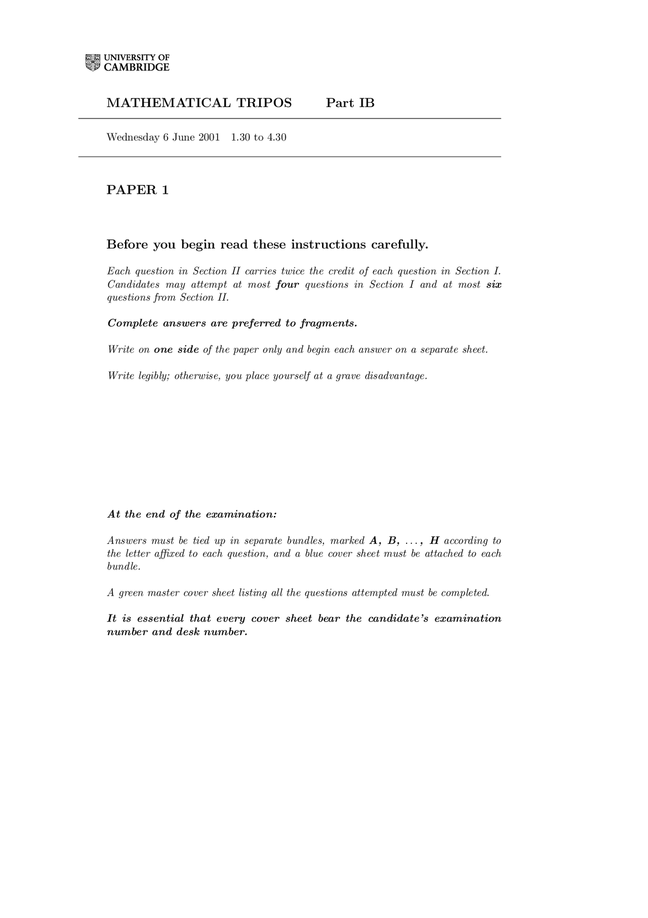 Uniform Continuity Mathematics Exam Docsity