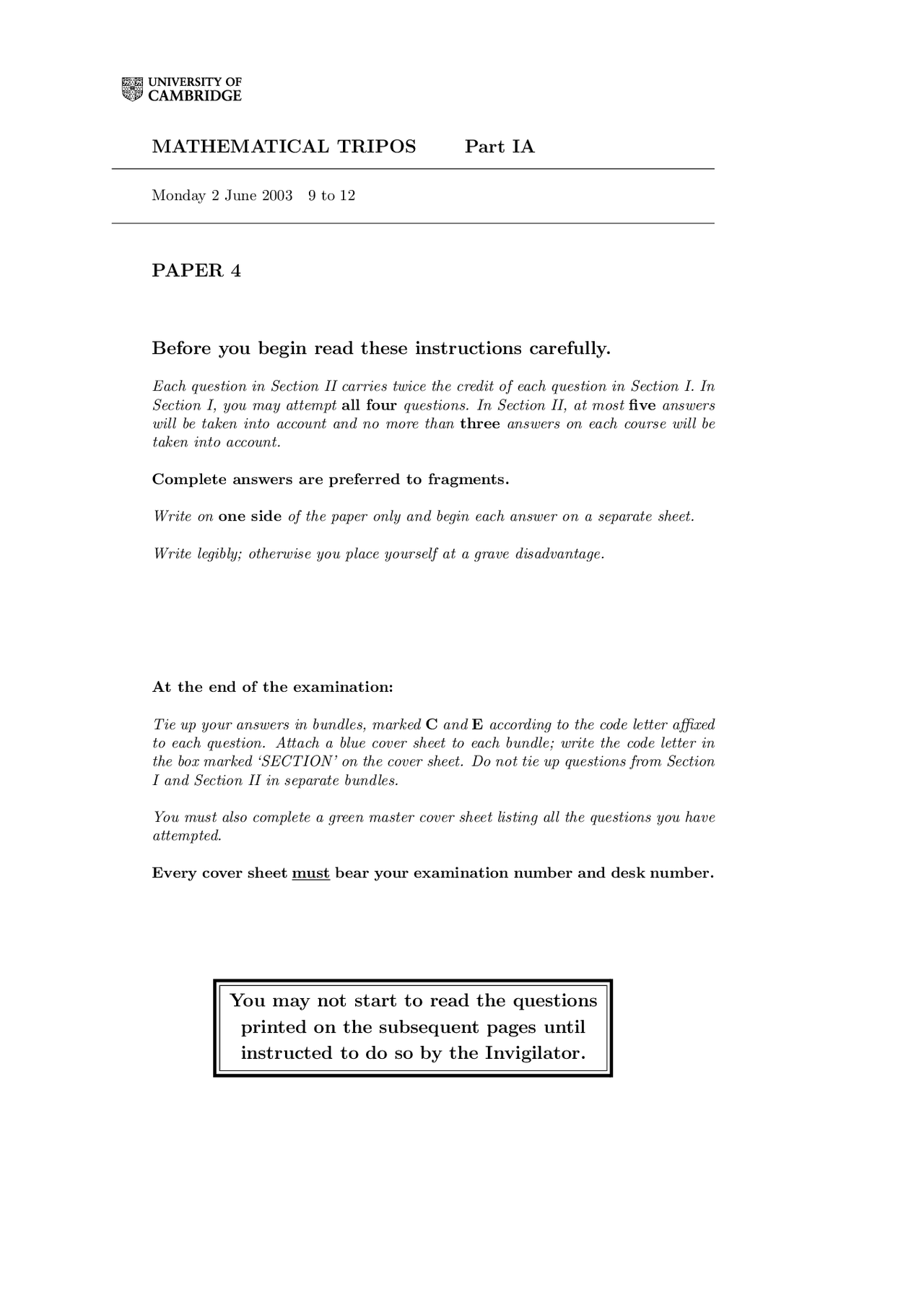 Induction Mathematics Exam Docsity